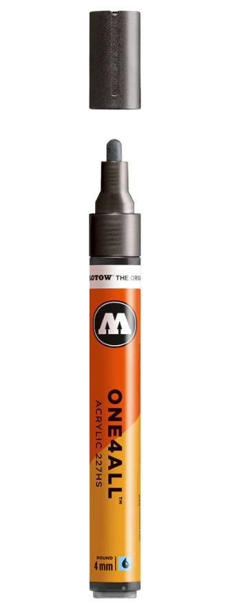 Molotow One4All Acryl Marker 227HS 4mm METALLIC BLACK – Busch & van der ...