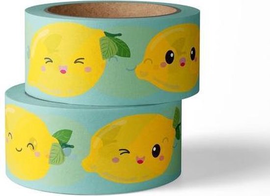 Afplaktape crêpe grafisch 19 mm x 50 m – Busch & van der Worp