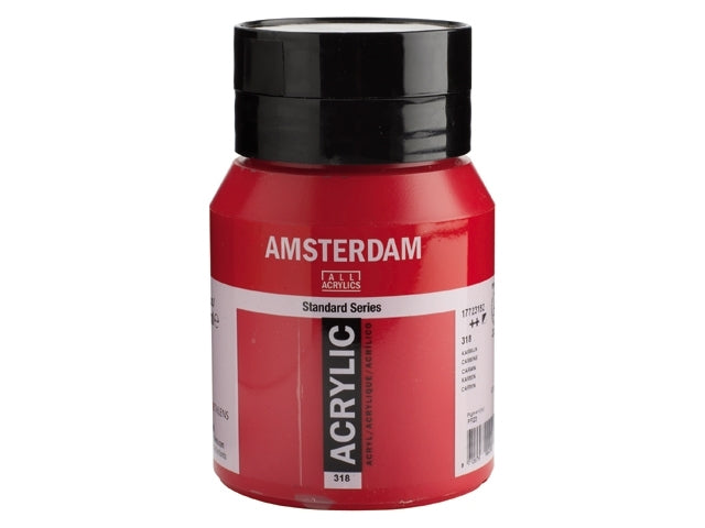 Amsterdam Acryl 500ml 318 Karmijn – Busch & van der Worp