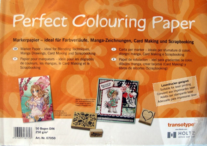 Perfect Colouring marker Paper 250gr 50 vel A4 – Busch & van der Worp