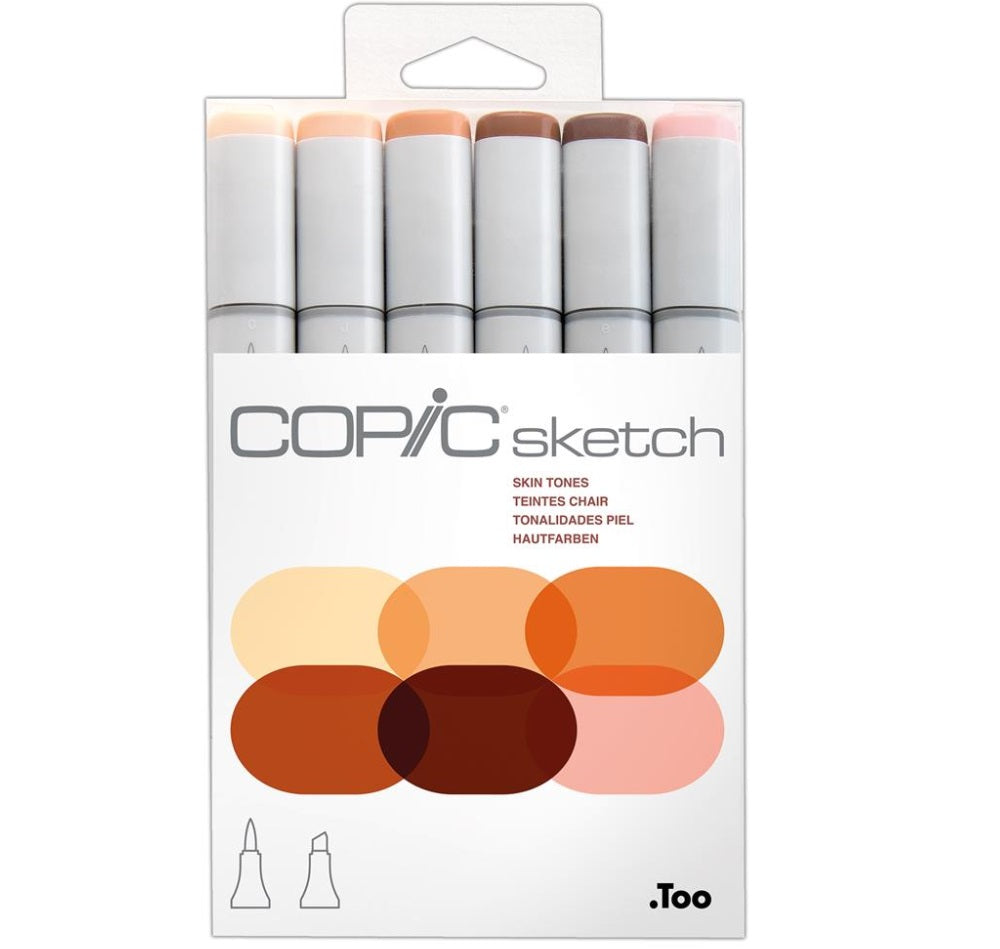 Copic Sketch 6 set - Skin Tones – Busch & van der Worp