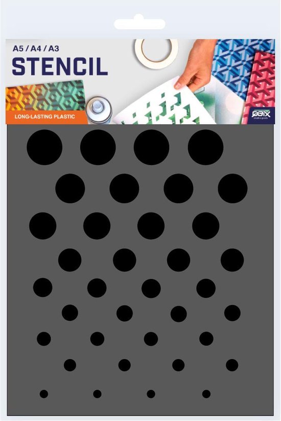 A4 Stencil Sierlijke Letters en Cijfers Qbix – Busch & van der Worp